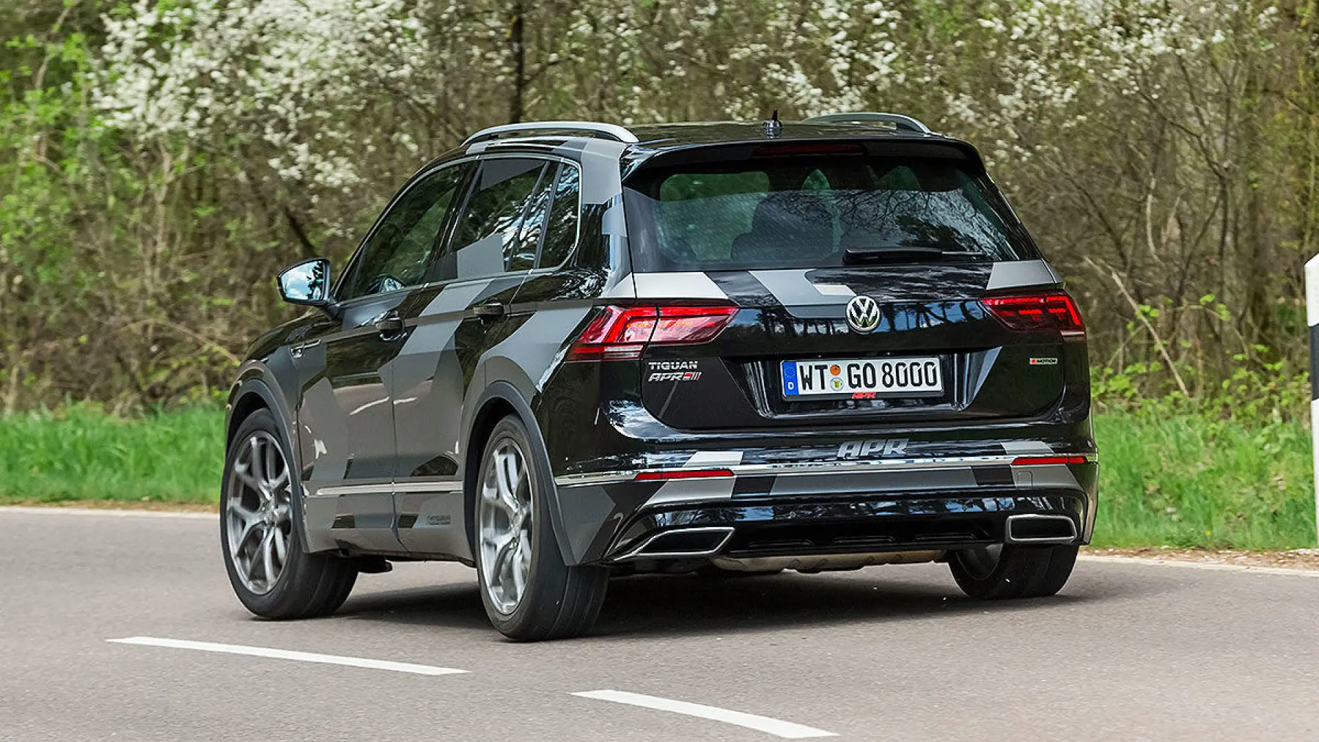 Al volante del Apr Tiguan 400. Un Tiguan con esteroides