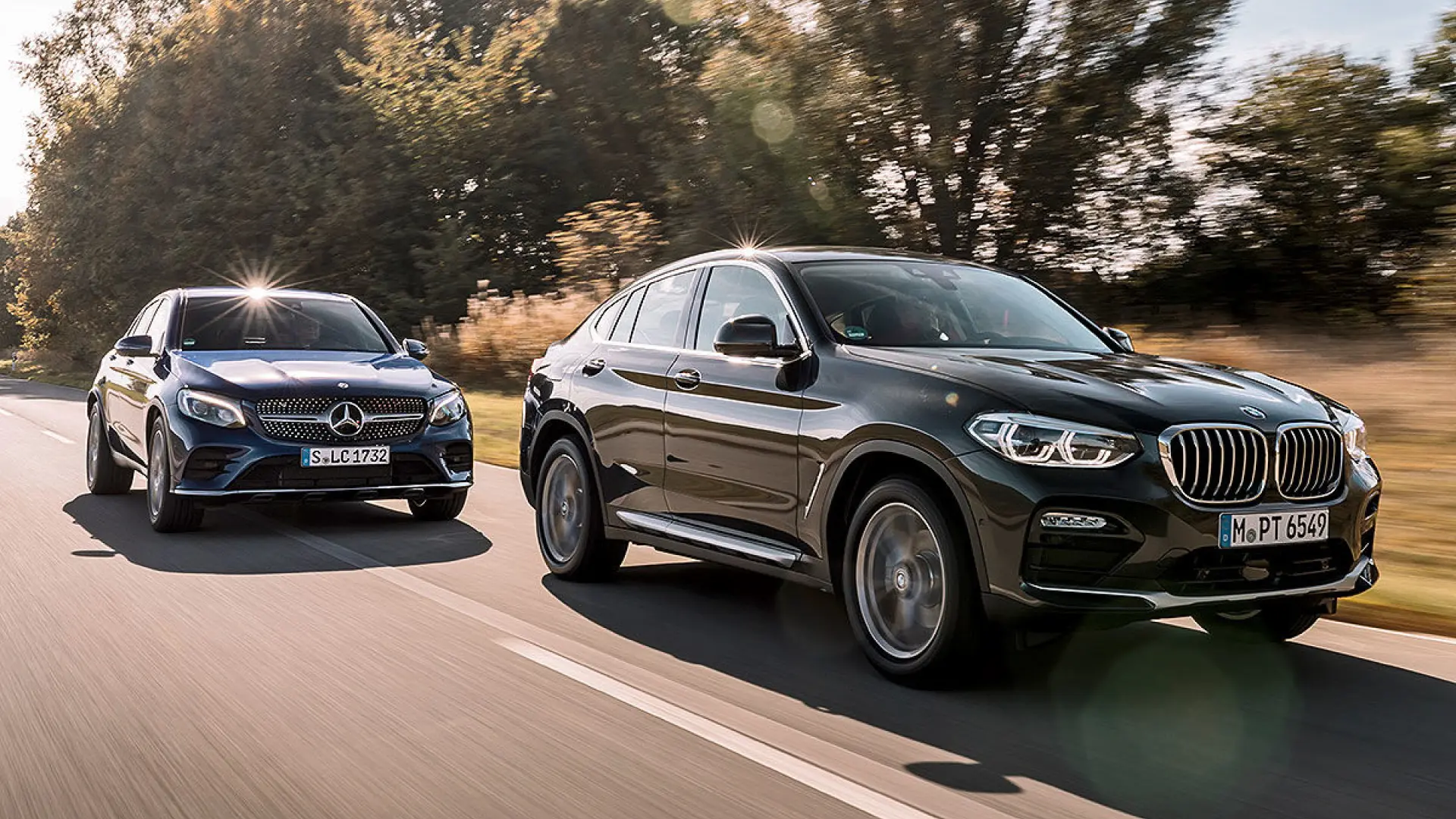 Comparativa: BMW X4 vs Mercedes GLC Coupé. Diésel... ¿Y deportivos?