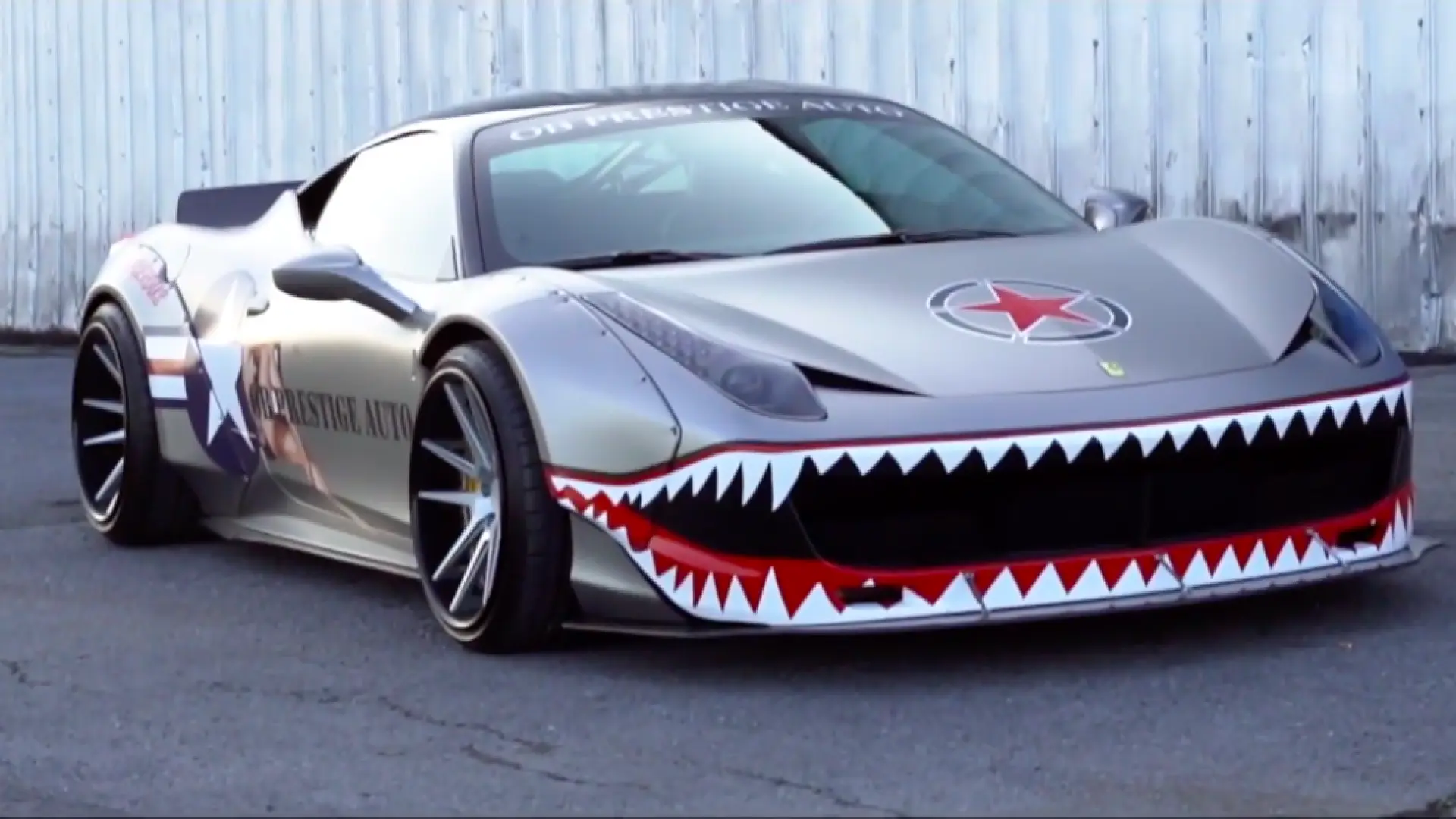 VÍDEO: Ferrari 458 Italia con diseño de tiburón y escapes modificados ...