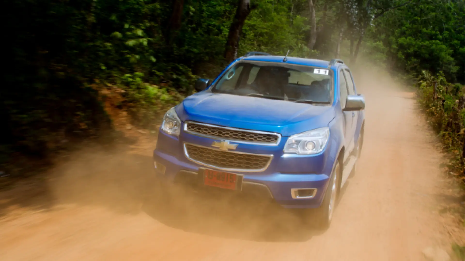 Al volante del Chevrolet Colorado 2012