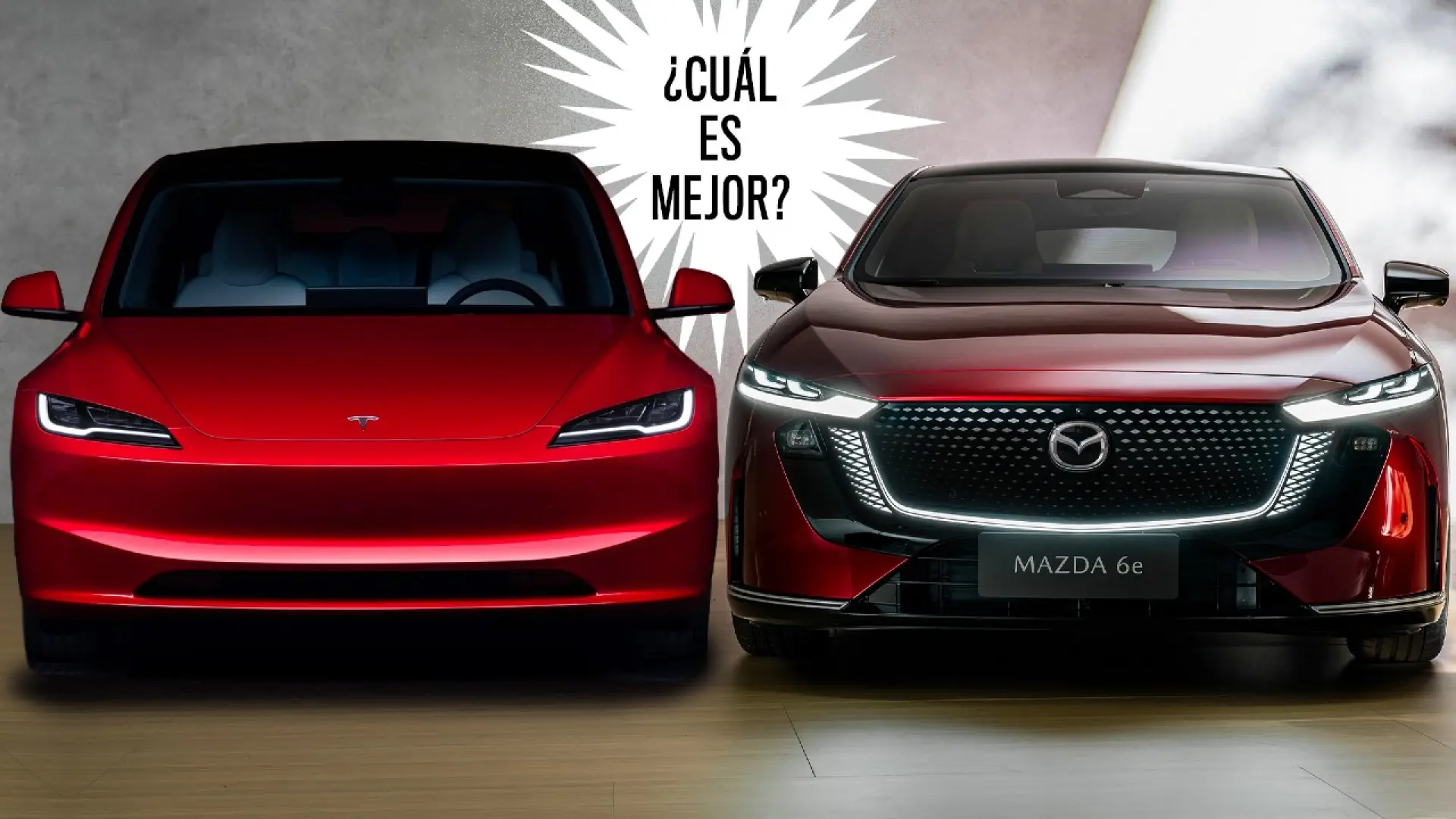 Tesla Model 3 o Mazda 6e eléctrico, comparamos precios, medidas y ...