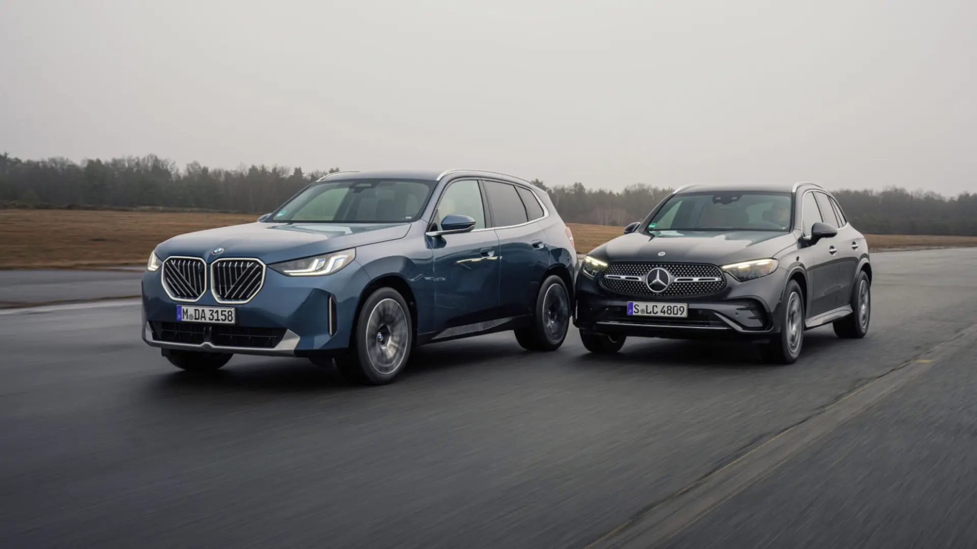 Comparativa del BMW X3 20d xDrive vs Mercedes GLC 220 d 4Matic: diésel ...