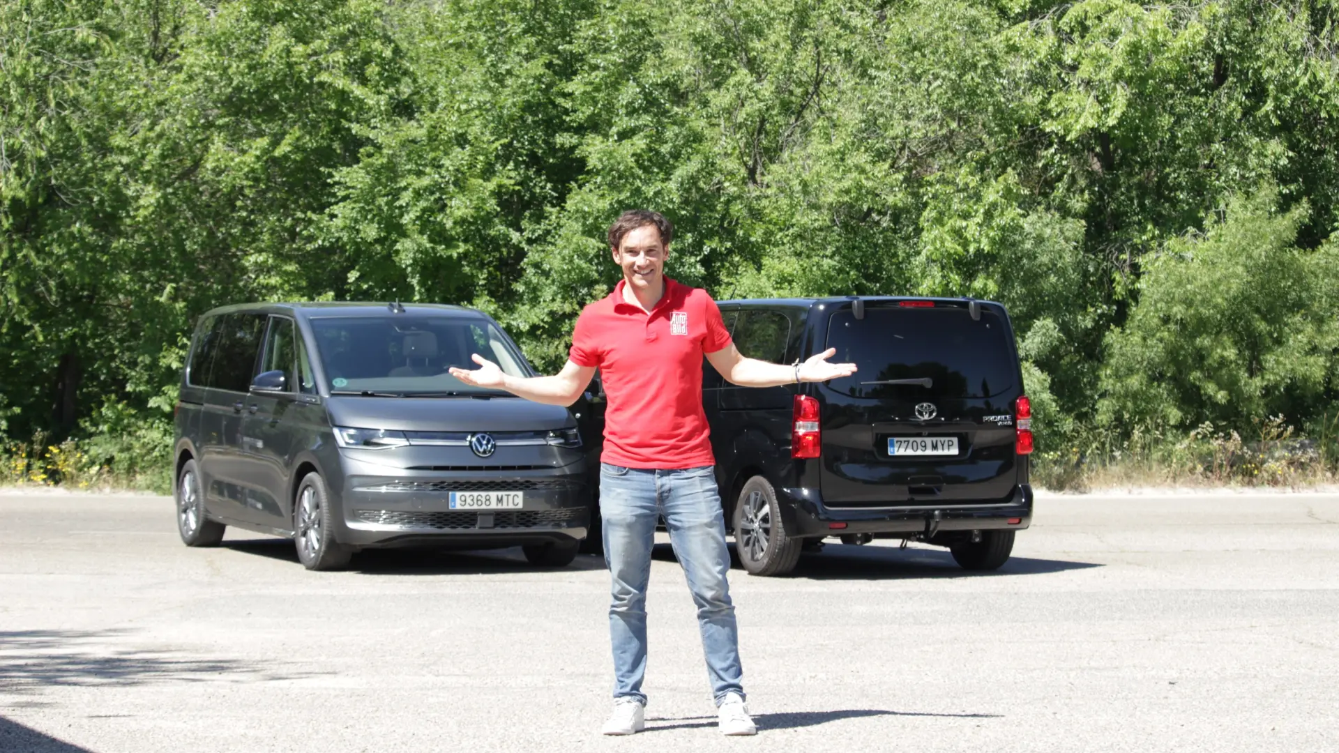 Comparativa: Toyota Proace Verso vs Volkswagen Multivan, "Son más ...