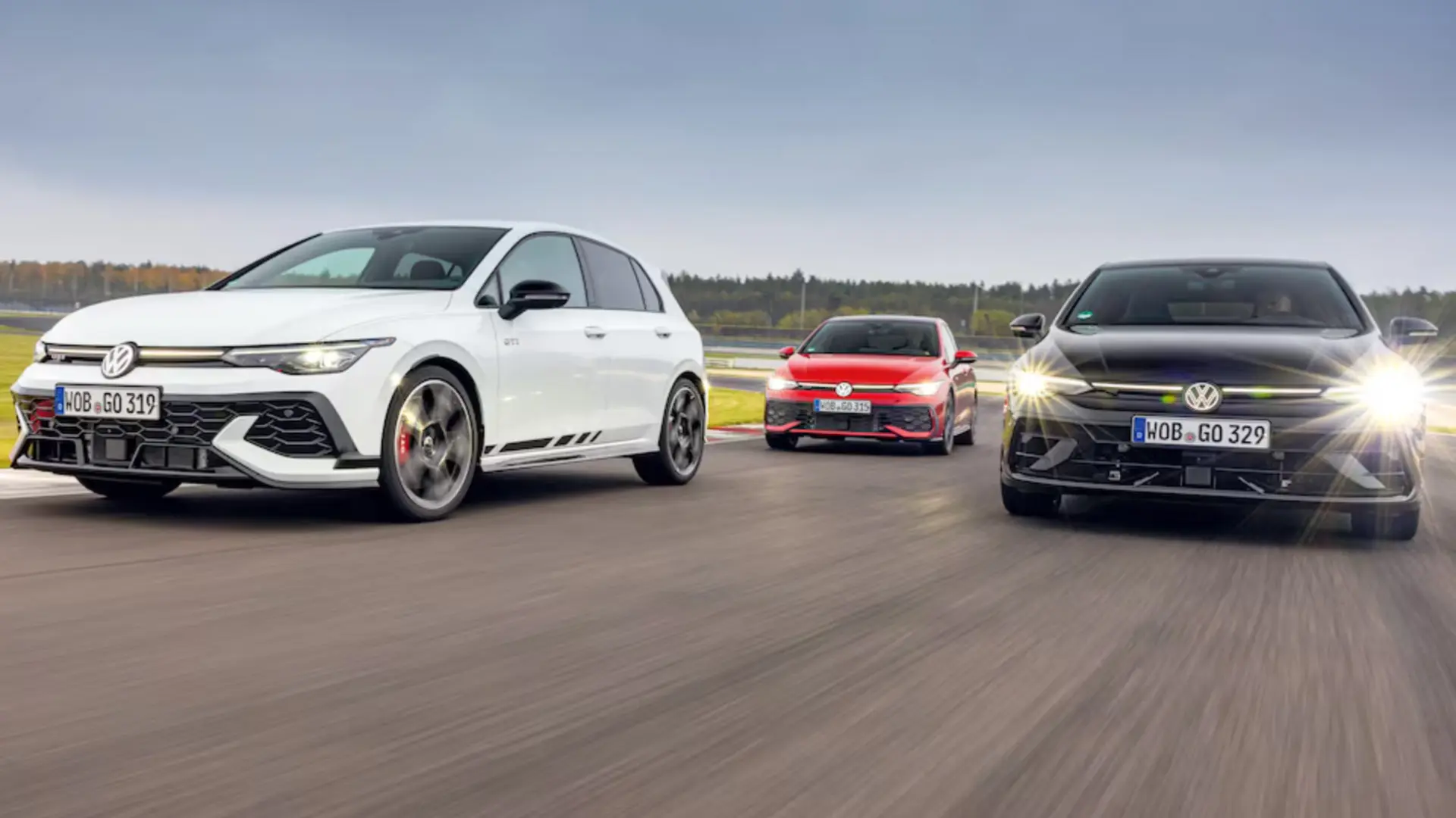 Comparativa del Volkswagen Golf GTI, Golf Clubsport y Golf R: ¿cuál ...